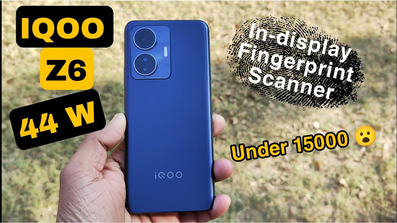 IQOO Z6 44W Unboxing & Review | with In-display Fingerprint scanner under 15000 🔥 - YouTube