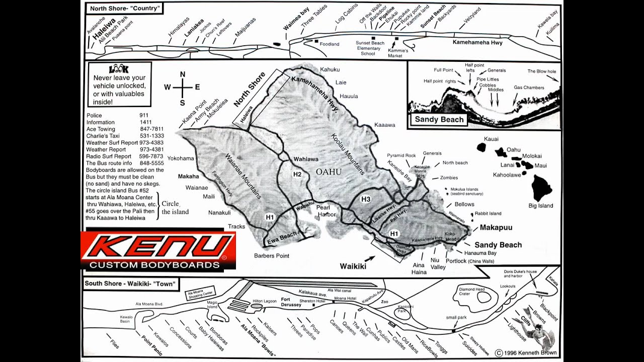 Oahu Surf Map YouTube oahu-surf-map-youtube