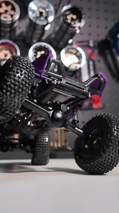 INJORA +4mm Planet Axles with Double Joint Shafts & Brass Steering Knuckles for 1/24 Axial SCX24 ...