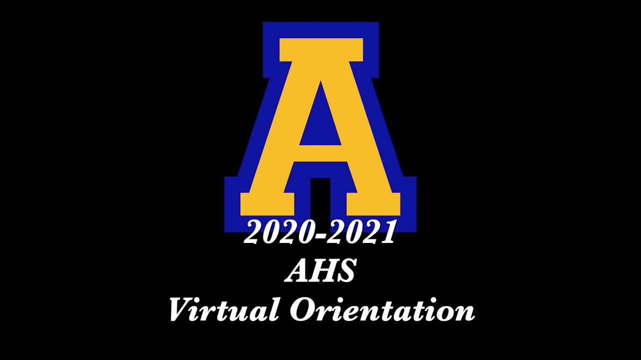 AHS 2020 Virtual Orientation - YouTube
