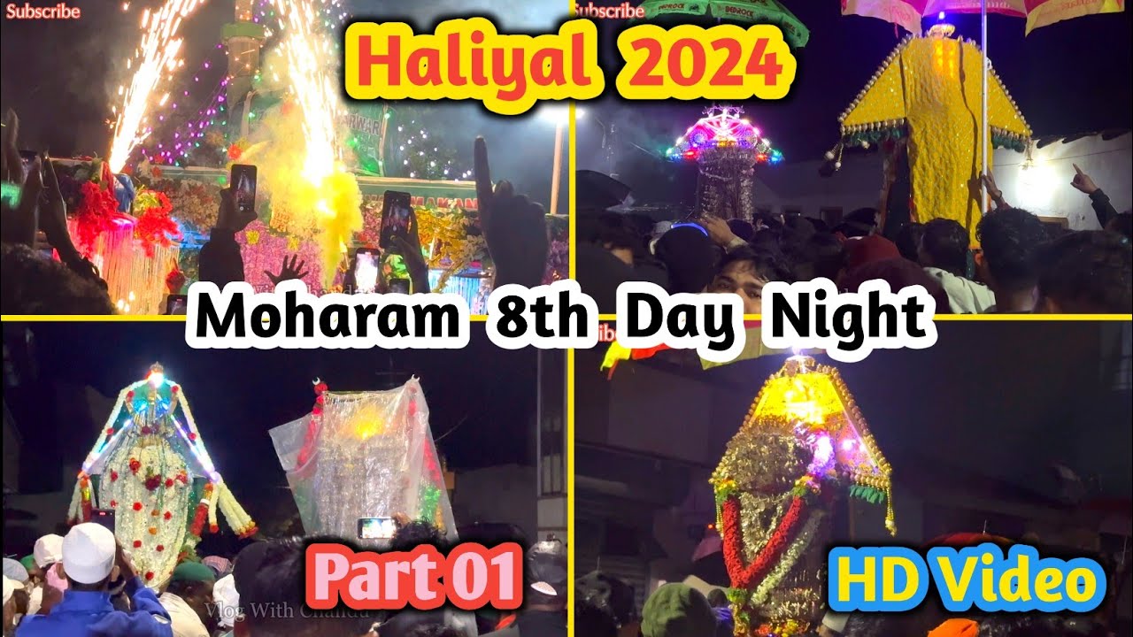 Haliyal Moharam 2024 | Moharam Festivals | Moharam | Vlog With Chandu ...