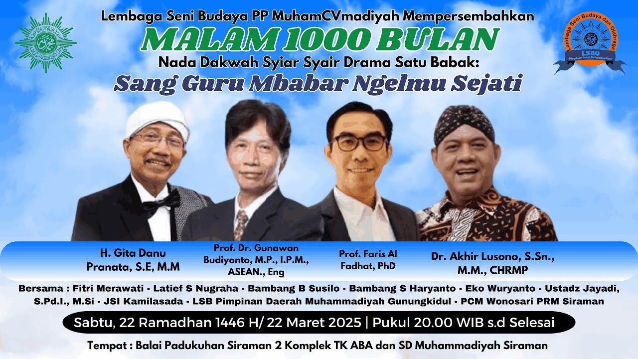 LSB PPM || " Pengajian RamadhanMALAM 1000 BULAN Nada Dakwah Syiar Syair ...