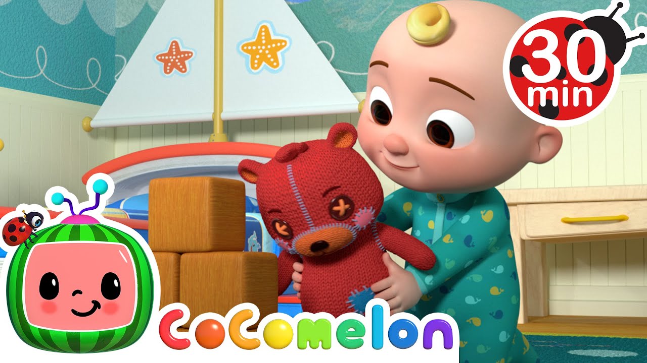 JJ Sleeps With His Teddy Bear | CoComelon Nursery Rhymes & Kids Songs ...