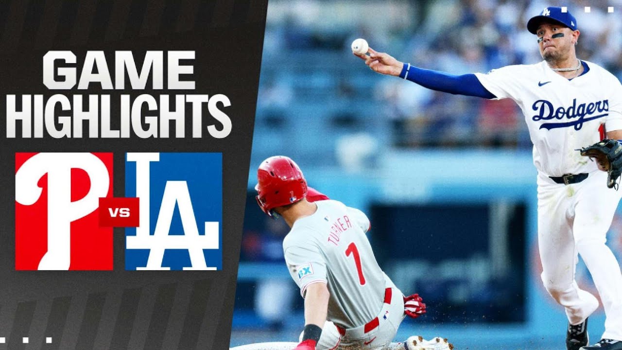 Dodgers vs Phillies live updates: Thriller late in Philly, score ...