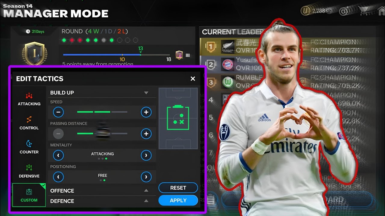 Manager Mode Tactics FC Mobile 25 | How To Reach FC Champion - YouTube