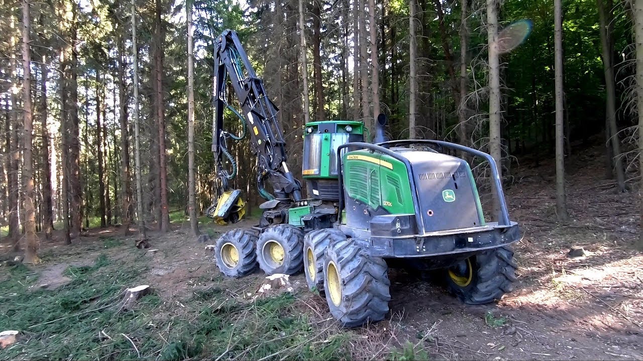 John Deere 1270G 8W work fast - YouTube