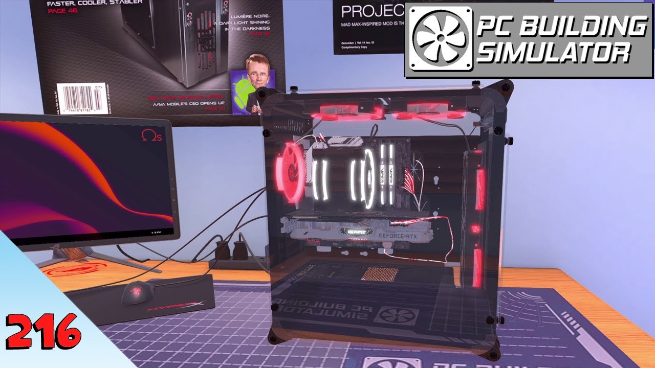 SUPER RGB Micro-ATX PC Build!! PC Building Simulator | EP216 - YouTube