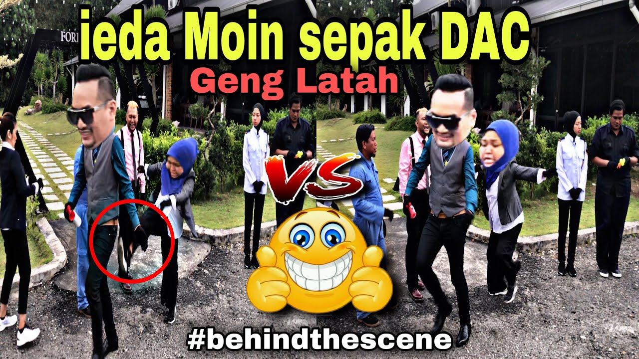 ieda Moin sepak DAC | behind the scene | Geng Latah #fyp #melatah #fypシ ...