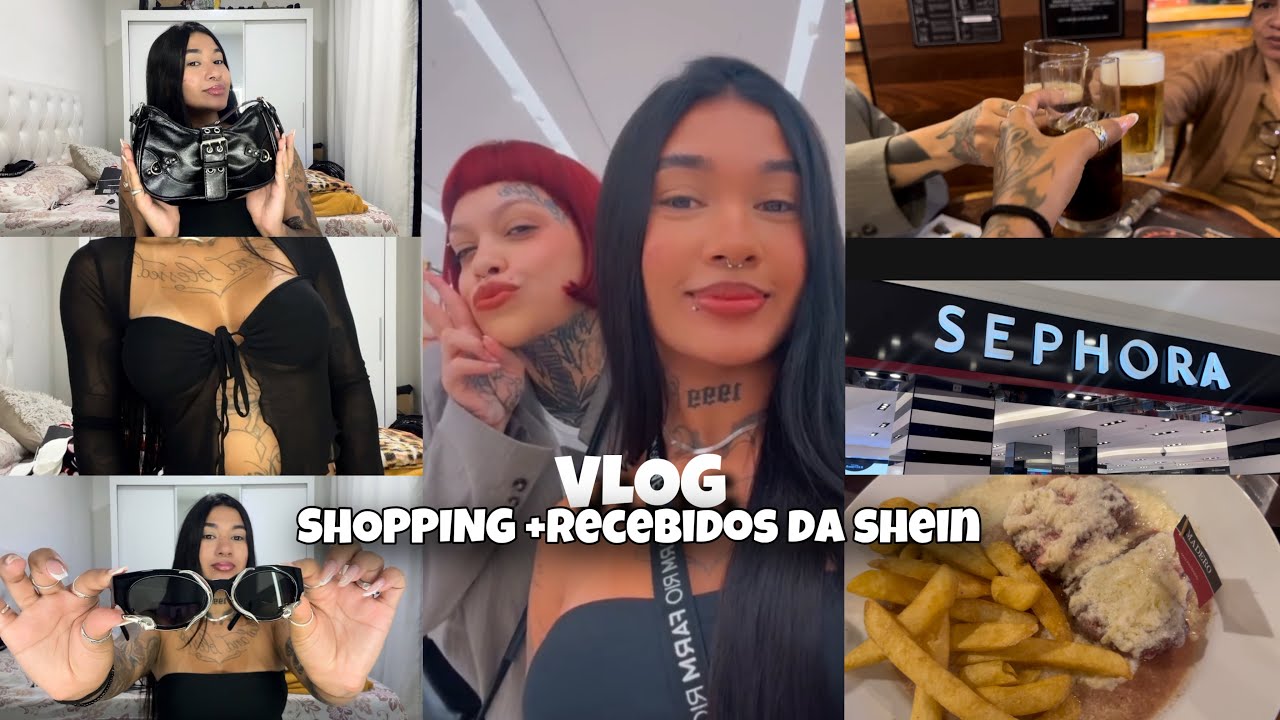 VLOG: SHOPPING COM MINHA AMIGA + RECEBIDOS DA SHEIN - YouTube