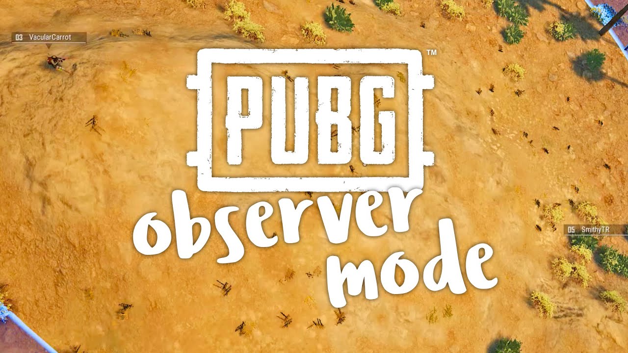 How to Watch PUBG in Observer Mode - YouTube