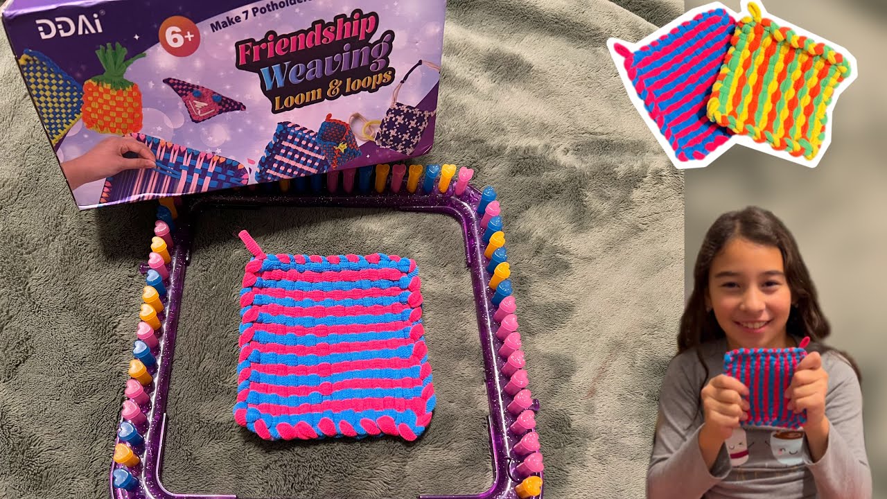 Square Weaving Loom - YouTube