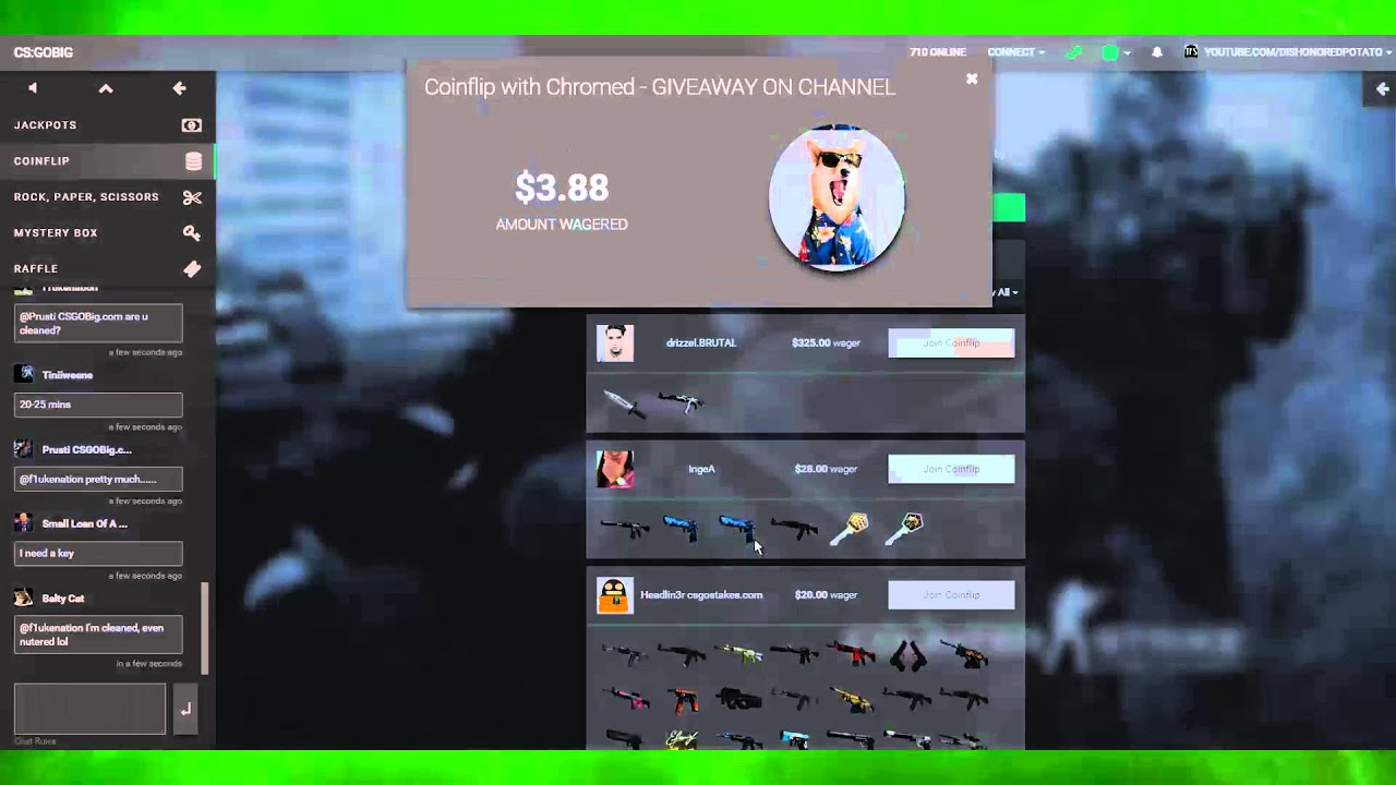 CSGObig.com Coin Flip! WINS! - YouTube