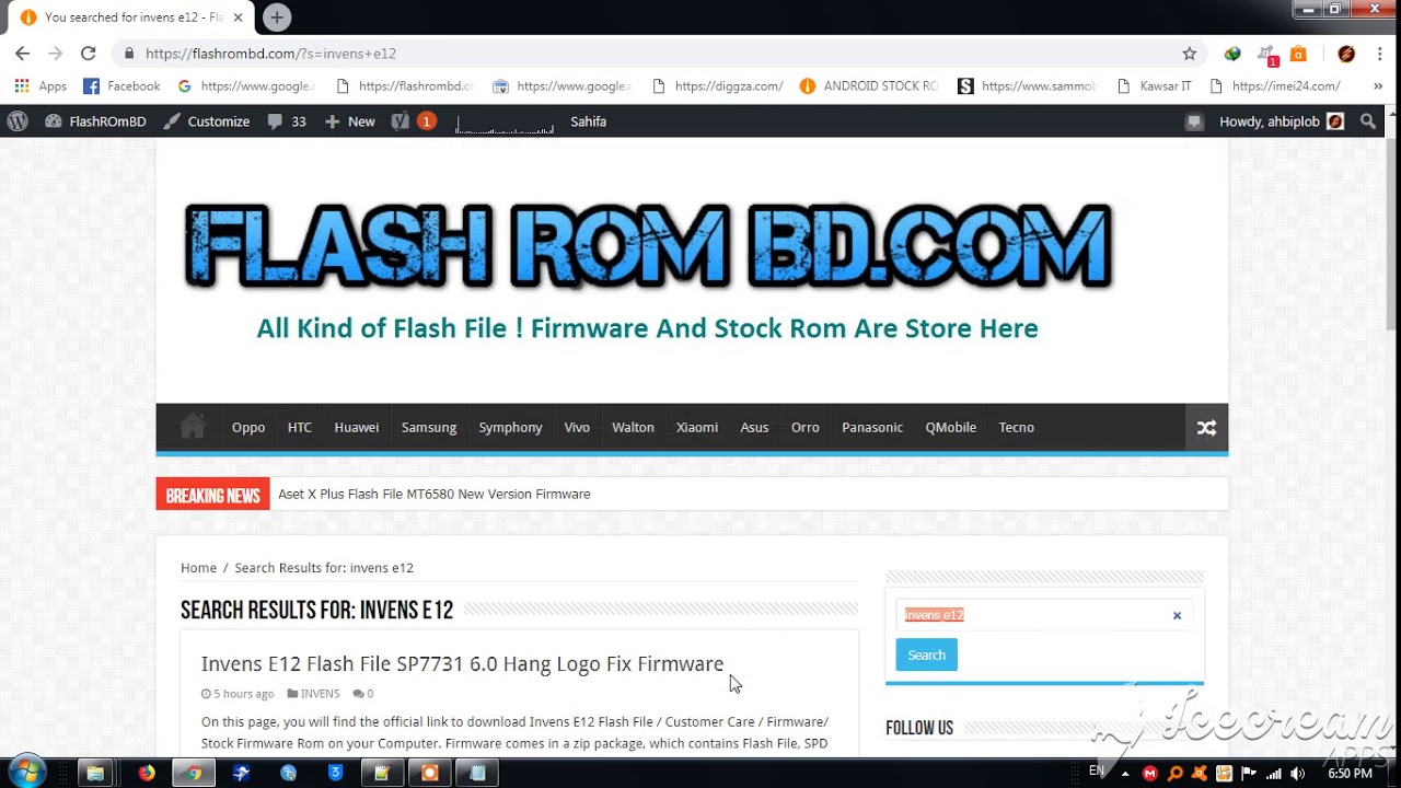 Invens E12 Flash File | SP7731 |6.0 | Hang Logo Fix | Firmware - YouTube