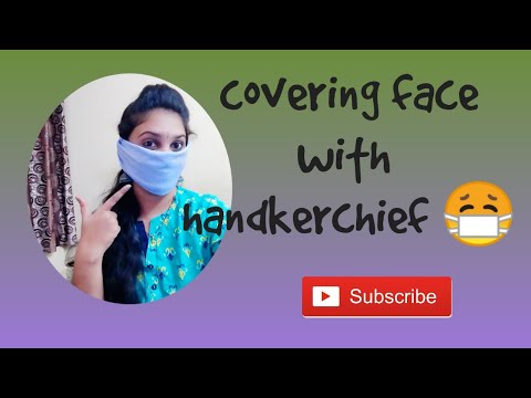 Face covering with handkerchief || nose & mouth || just for you with ...