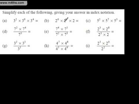 (3) The Jump - GCSE to A Level Bridging Course - Indices 1 - YouTube