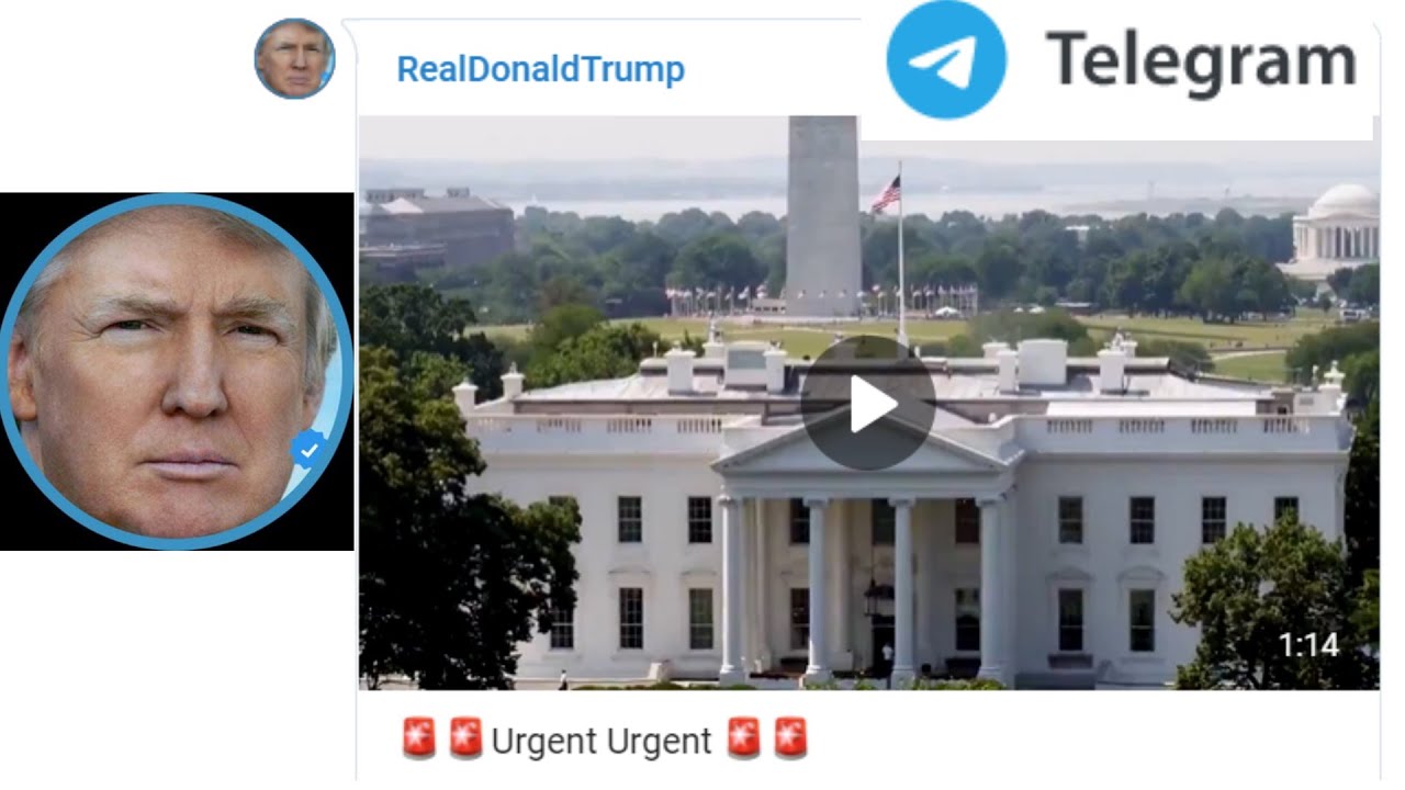 Presidente Trump nos envió un video en su Telegram - Ultima Hora - YouTube