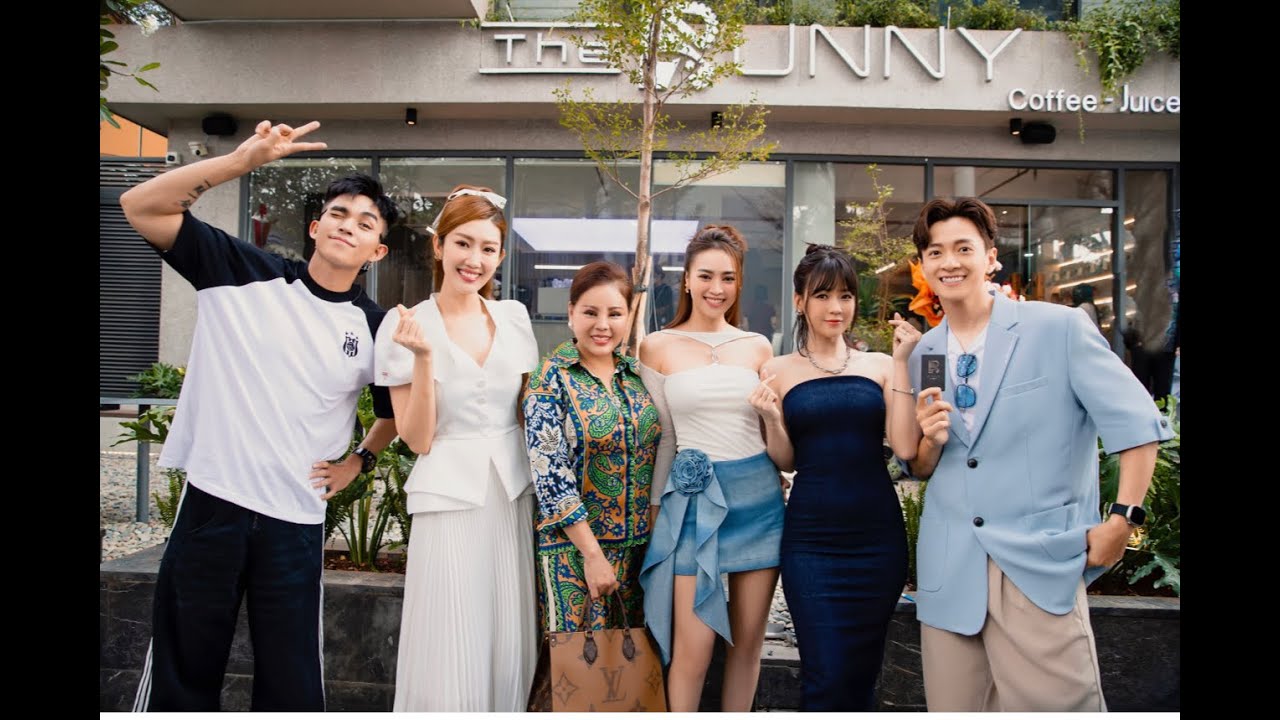 Ngô Kiến Huy khai trương The Bunny cafe thứ 5 tại quận 2 - YouTube