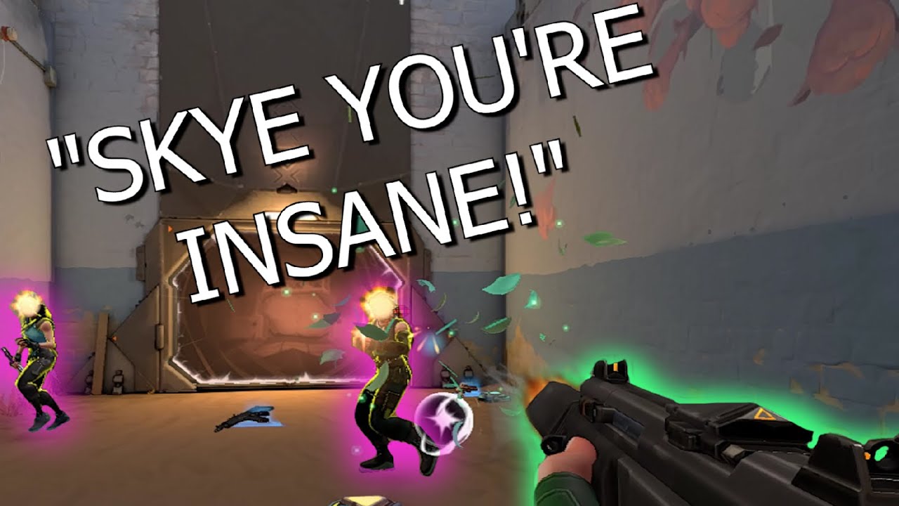 "YOU'RE THE BEST SKYE I'VE EVER SEEN" - Val Scrim/ranked highlights ...