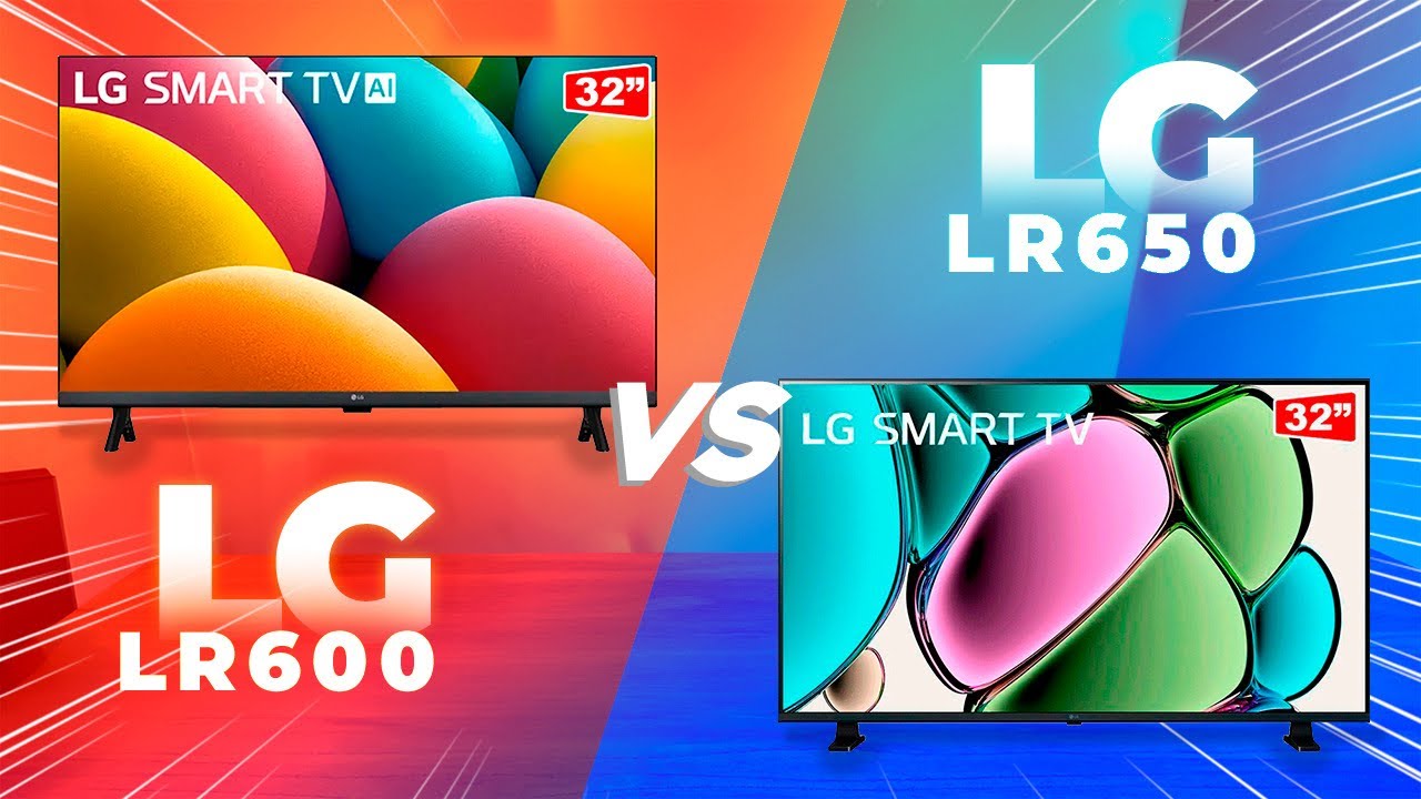 SMART TV LG LR600 vs LR650 - QUAL A MELHOR ? Comparativo Completo - YouTube