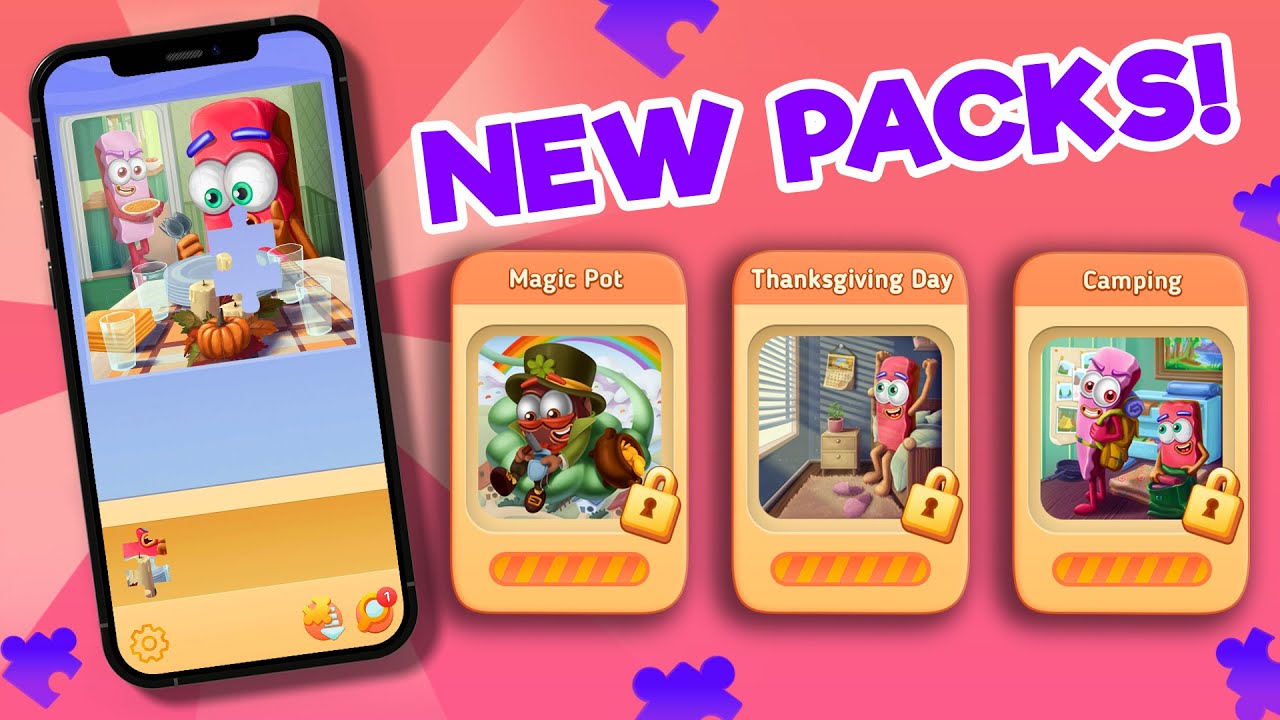 Jigsaw Puzzle Mobile Game - Solve the Puzzle in a Few Moves New ...