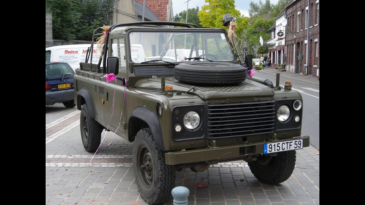 land rover defender EX MOD nertherlands royal marine - YouTube
