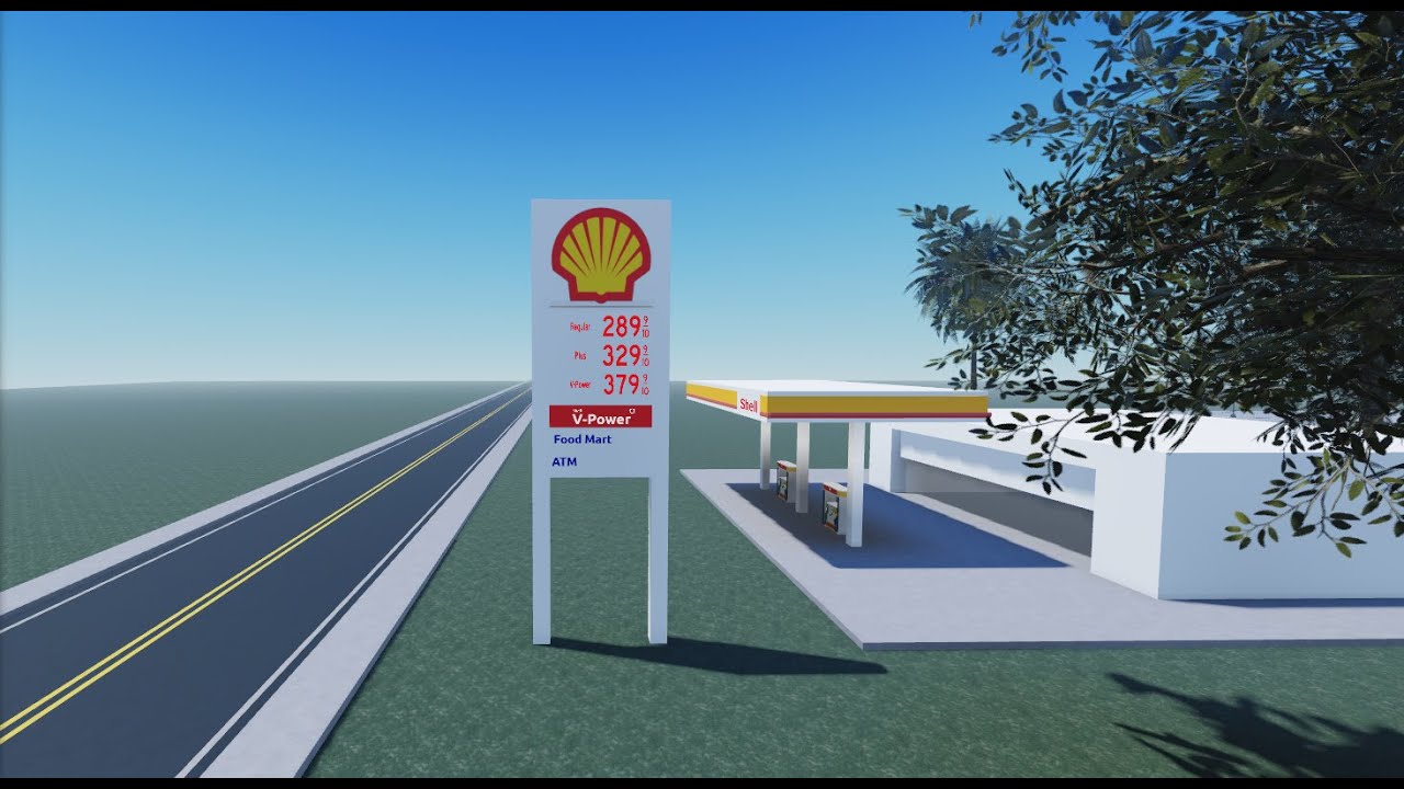 Robloxia: Driving By Shell and KFC on NW 115th St and NW 6500 BLK - YouTube