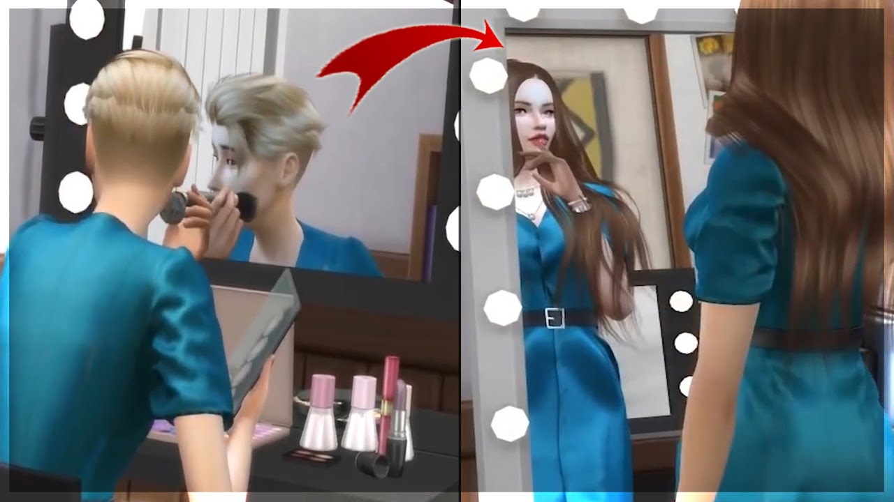 Becoming Into A Women | TG Transformation Curse | Sims4Stories - YouTube