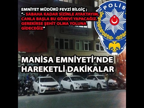 MANİSA EMNİYETİNDE OLAĞANÜSTÜ HAREKETLİLİK