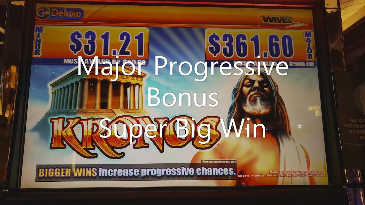 Major Progressive and Bonus Super Big Wins with the Kronos Slot Machine ...