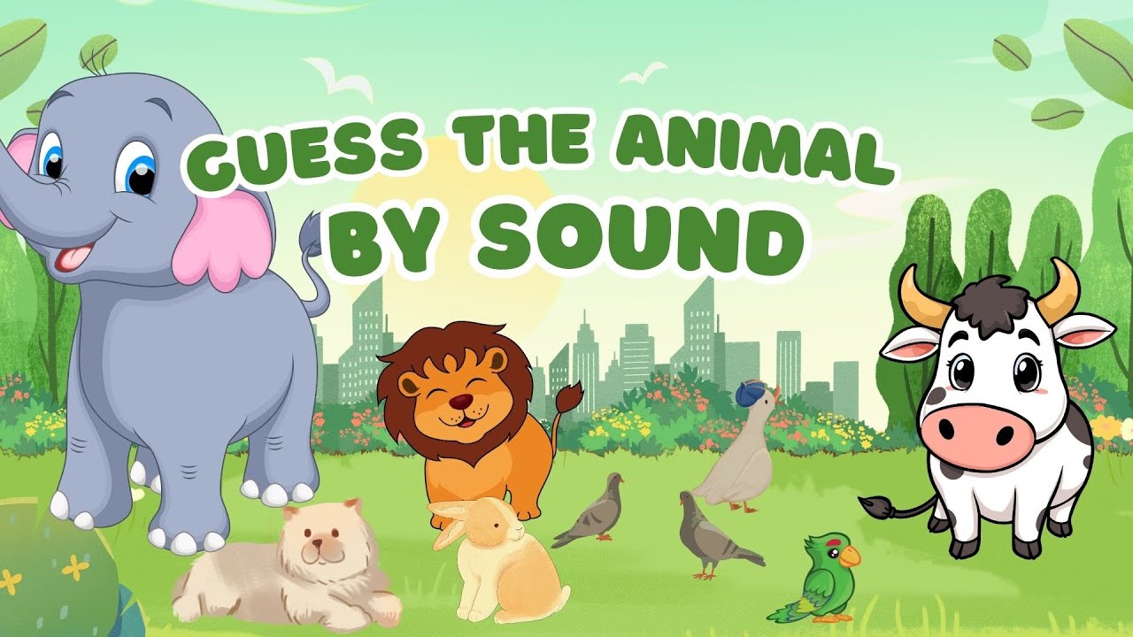 🎧 Guess the Animal Sound! | Fun Learning Game for Kids 🐶🦁🐘 - YouTube