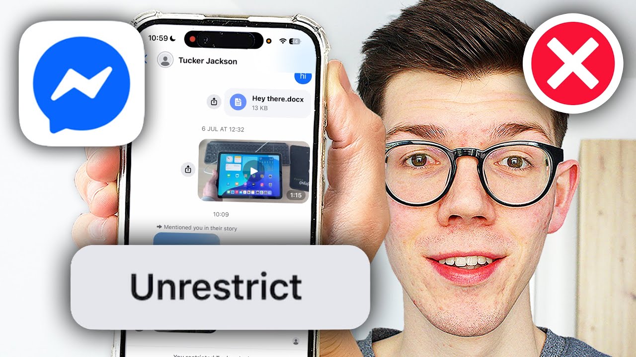 How To Unrestrict Someone On Messenger - Step By Step - YouTube