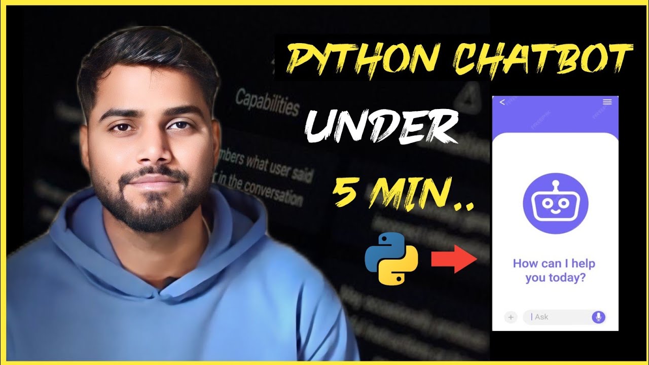 How to create chatbot using python and ChatGPT - YouTube
