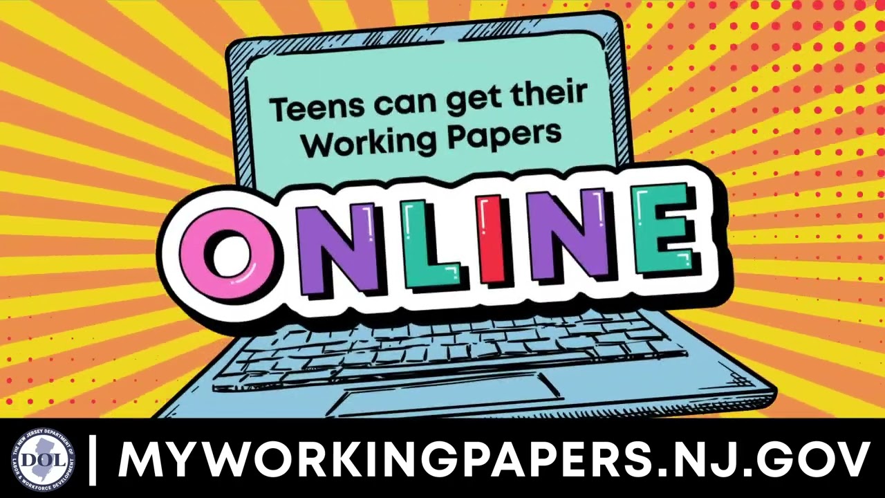 NJ Working Papers For Teens Are Now ONLINE YouTube NJ Working Papers For Teens Are Now ONLINE YouTube