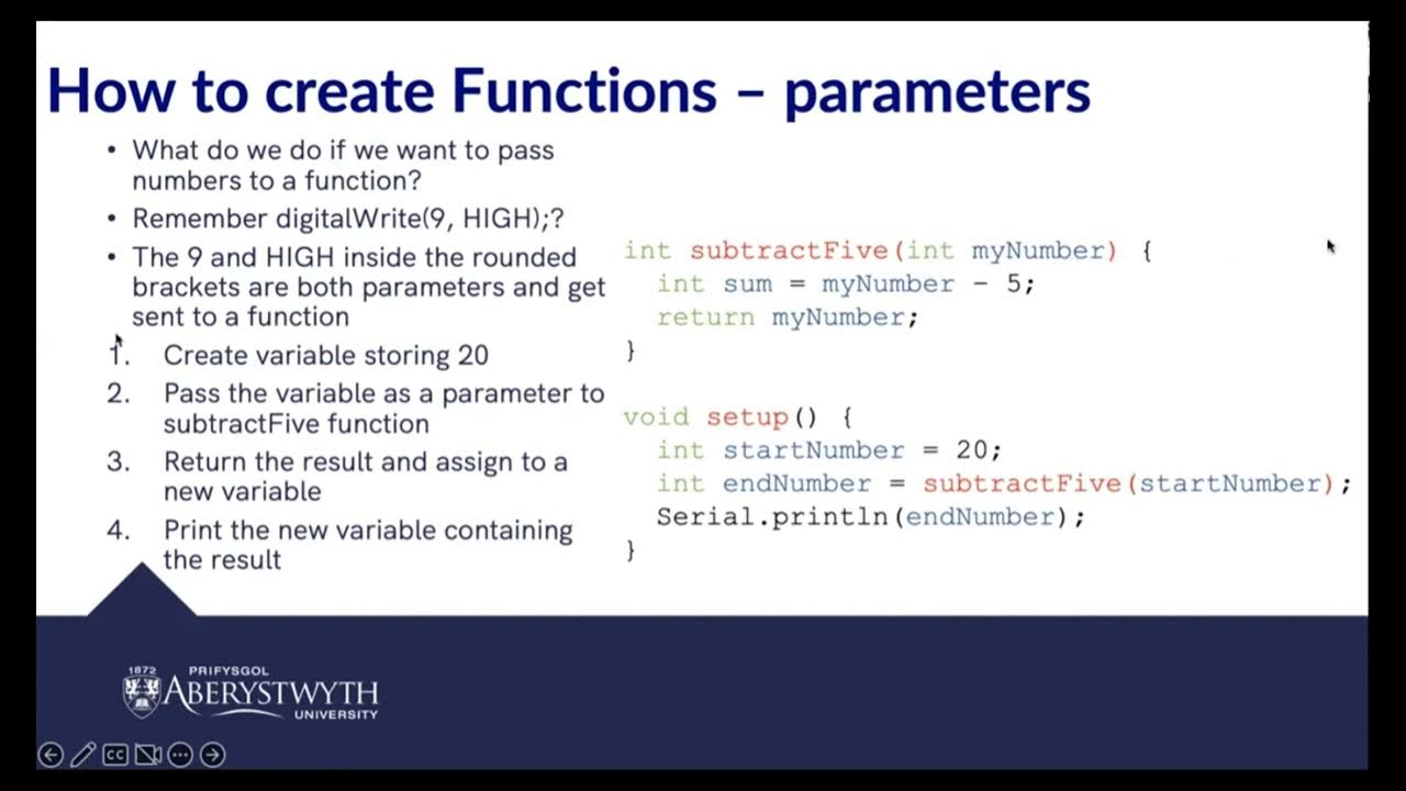 Introduction to Arduino C: Session Three - YouTube
