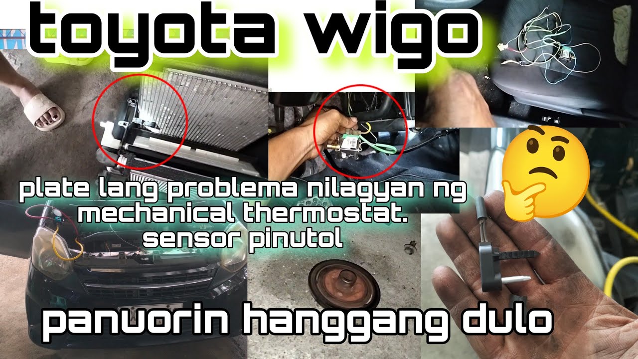 toyota wigo compressor plate lang problema nilagyan ng mechanical ...