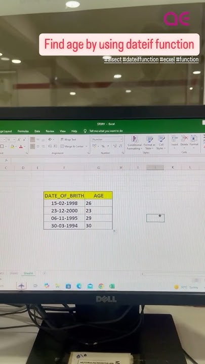 Learn the DATEDIF Function in Excel!!#excel #microsoft #excelfunctions - YouTube