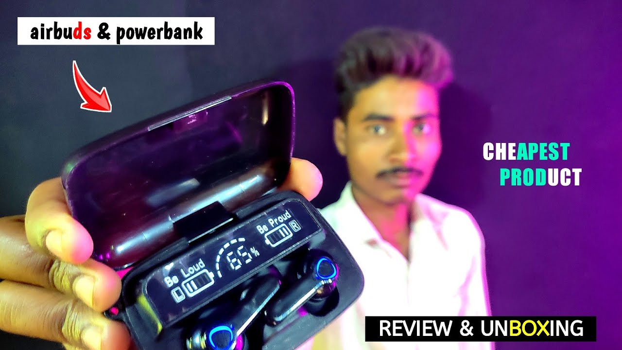 Full Unboxing Review Of M19 airbuds 😊 - YouTube