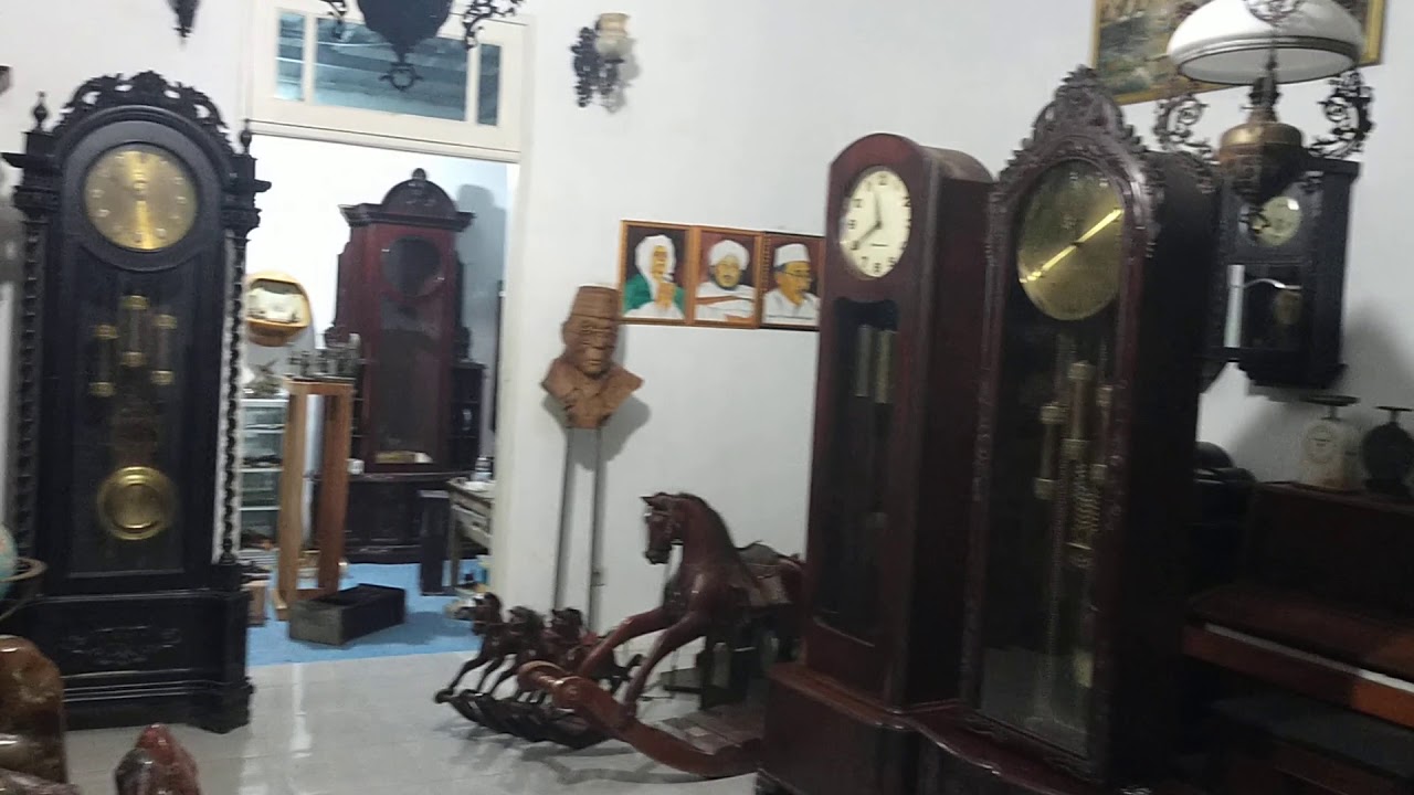 Jam lemari kayu bandul lonceng tua kuno unik antik junghans mauthe ...