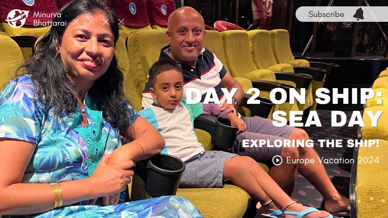 Day 2 on Ship: Sea Day - Exploring the Ship! - YouTube
