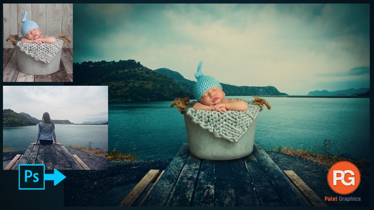 How to edit baby photos in Photoshop tutorial || baby photo editing ...