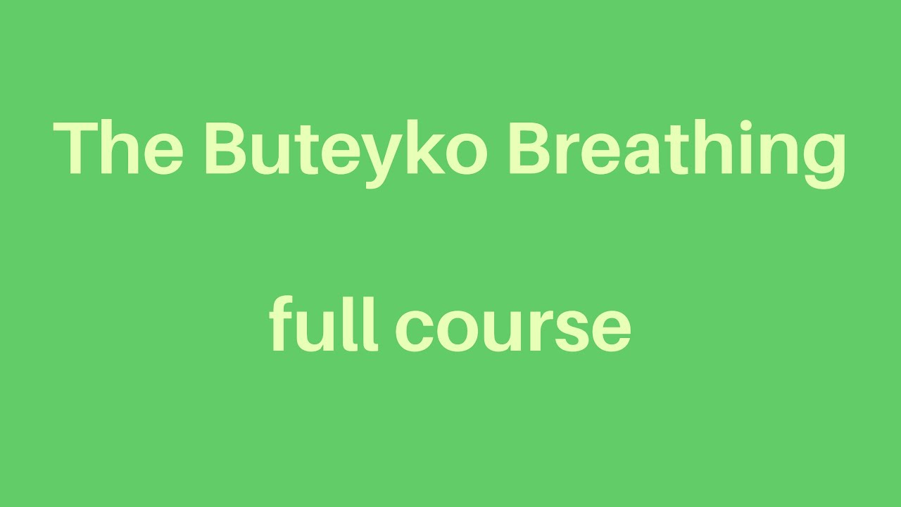 Breathwork. Buteyko Breathing. Lesson 2. The theory of the Method - YouTube