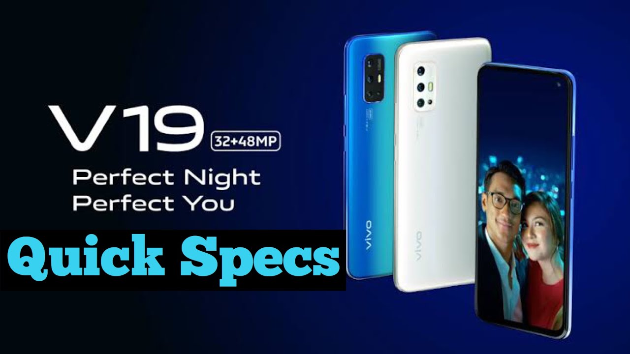 Vivo V19 Quick Specs|Vivo V19 specifications - YouTube