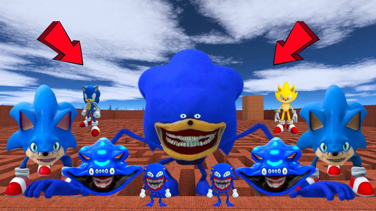 ALL SONIC TAPES VS SHIN SONIC TAPES SHADOW TAPES! IN GARR'YS MOD #sonic ...