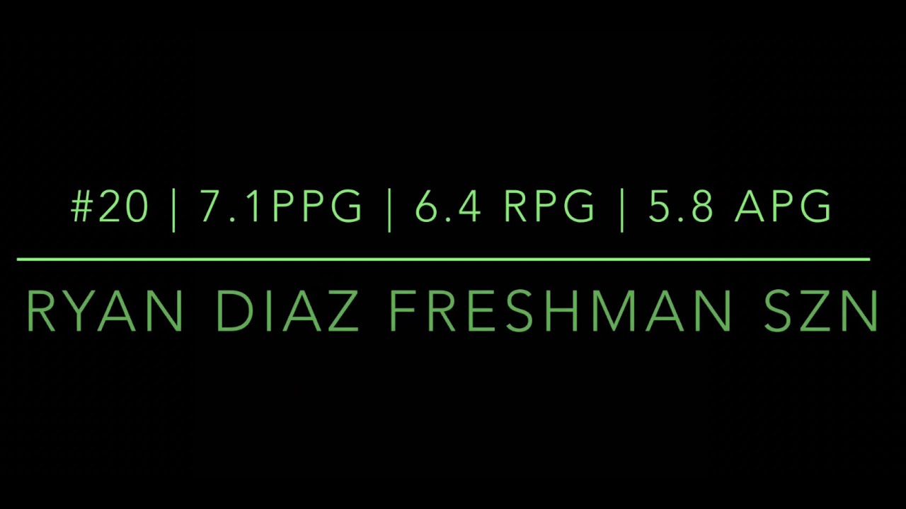 Ryan Diaz Freshman Highlights c/o 2026 - YouTube