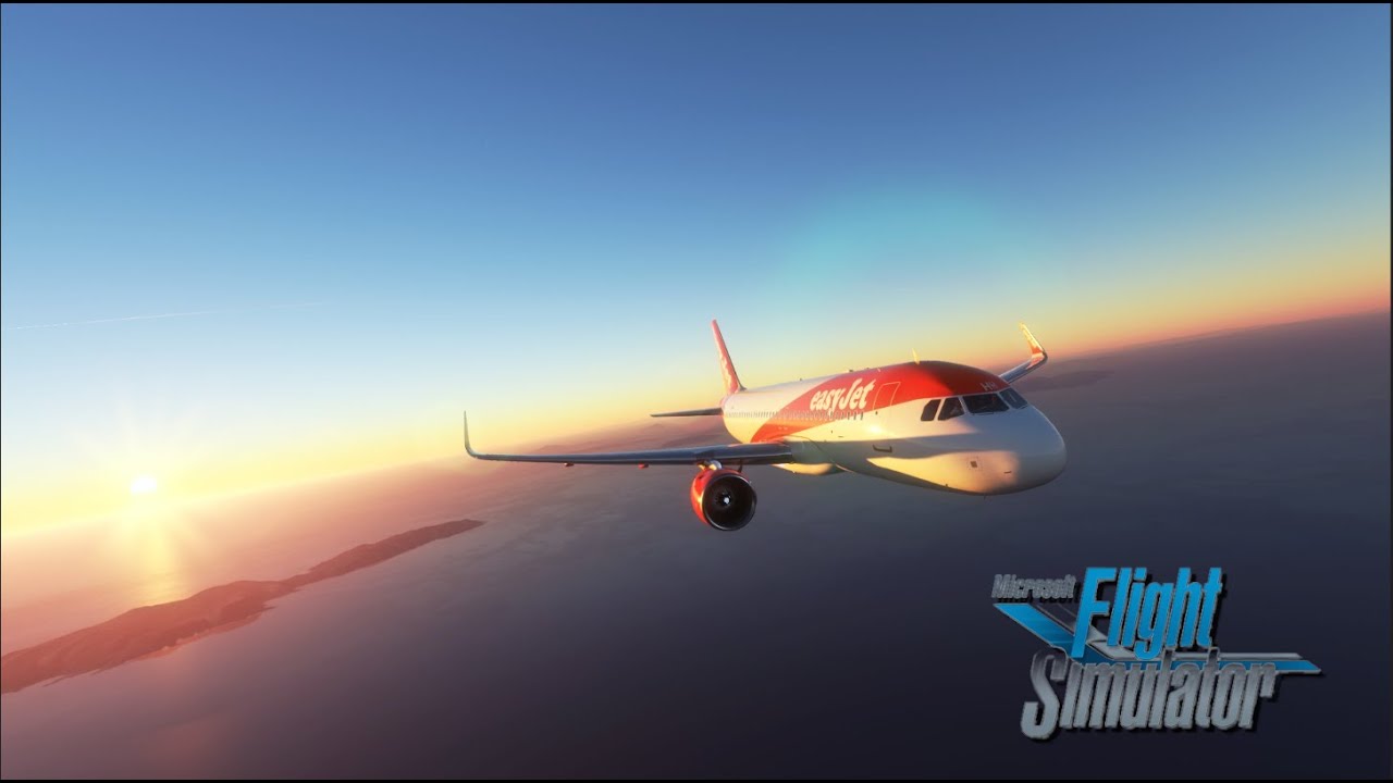 Landing in Paradise: Santorini at Sunset | Full Flight EasyJet A320 ...