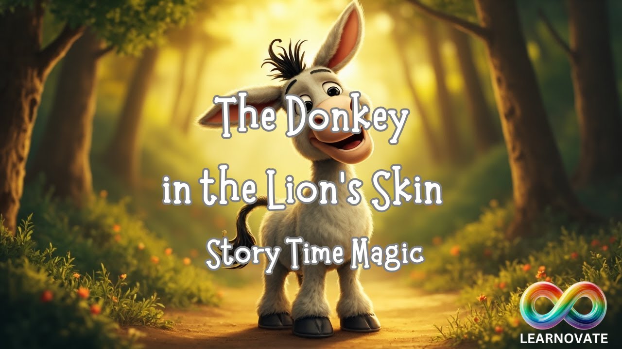 The Donkey in the Lion’s Skin 🦁🐴 | A Story About Being Yourself | Story ...
