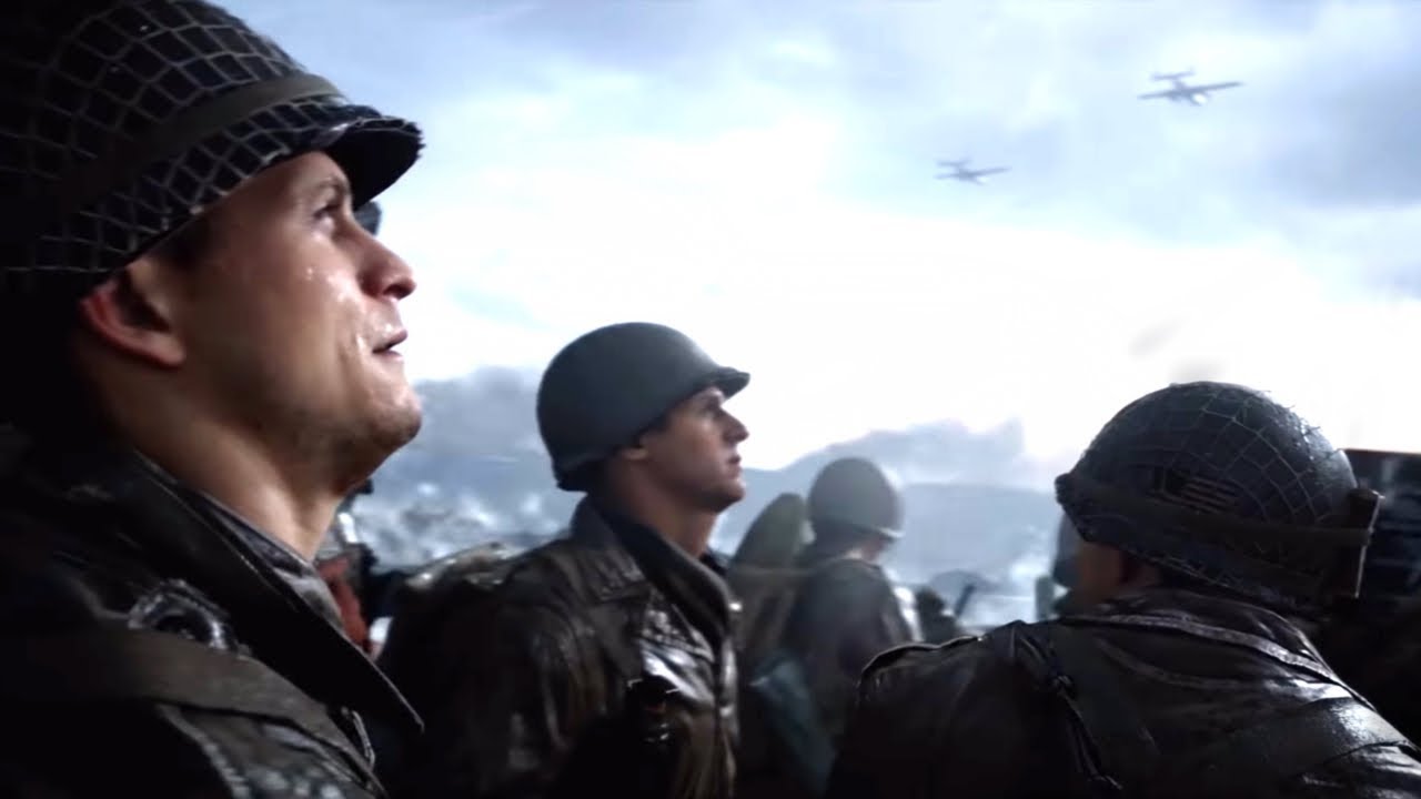 Call of Duty WW2 - Epic D-Day Mission Gameplay - YouTube