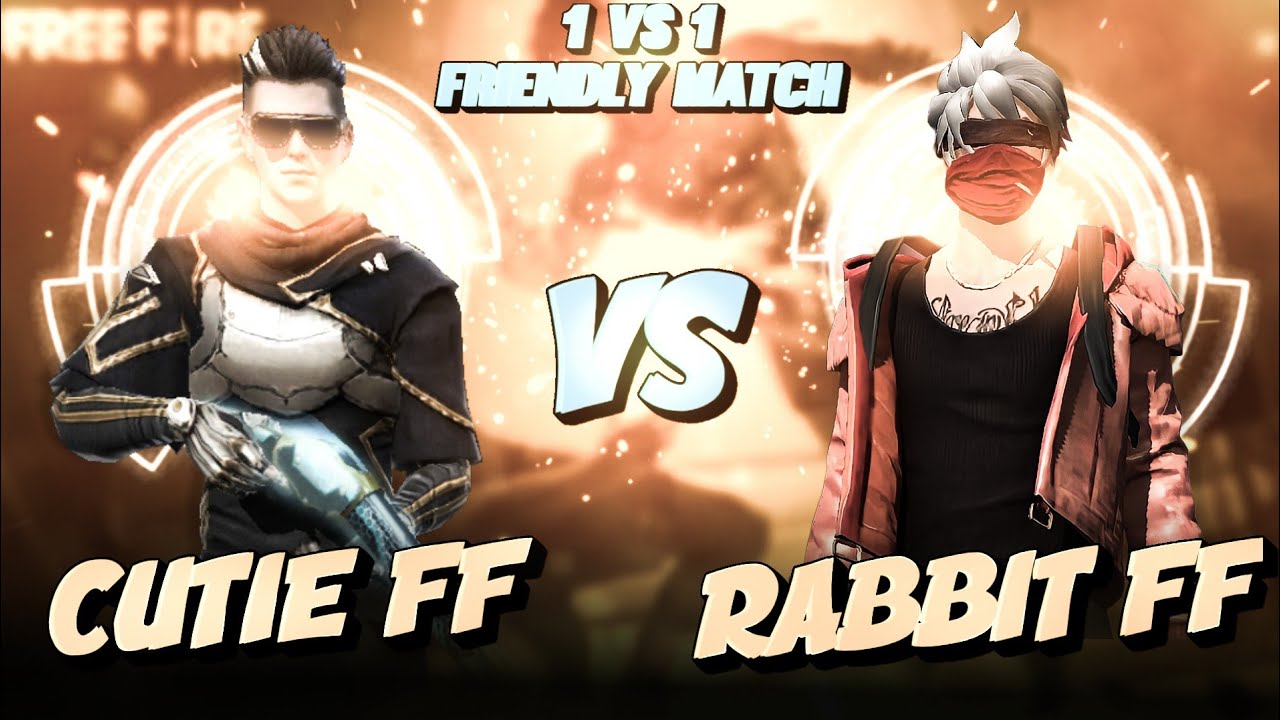 CUTIE FF VS RABBIT FF | 1v1 BEST PC CLASH | PAKISTAN NEW TALENT ...