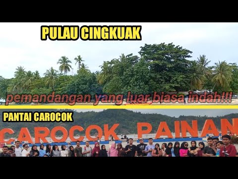 Pulau yang indah!!! Dari pantai carocok painan nyebrang ke pulau ...