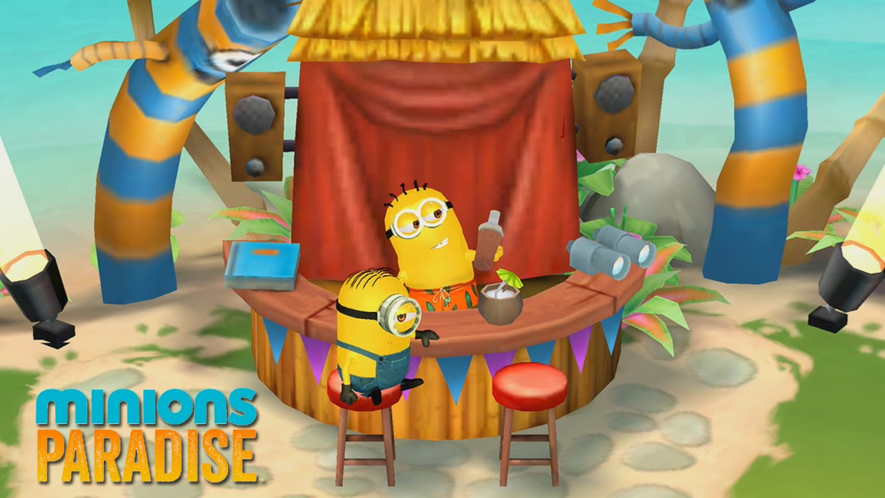 Minions Paradise - Making A Tiki Fountain For Bob (iPad Gameplay ...